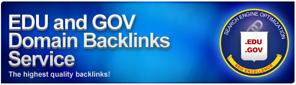 .EDU and .GOV Domain Backlinks .EDU and .GOV Domain Backlinks